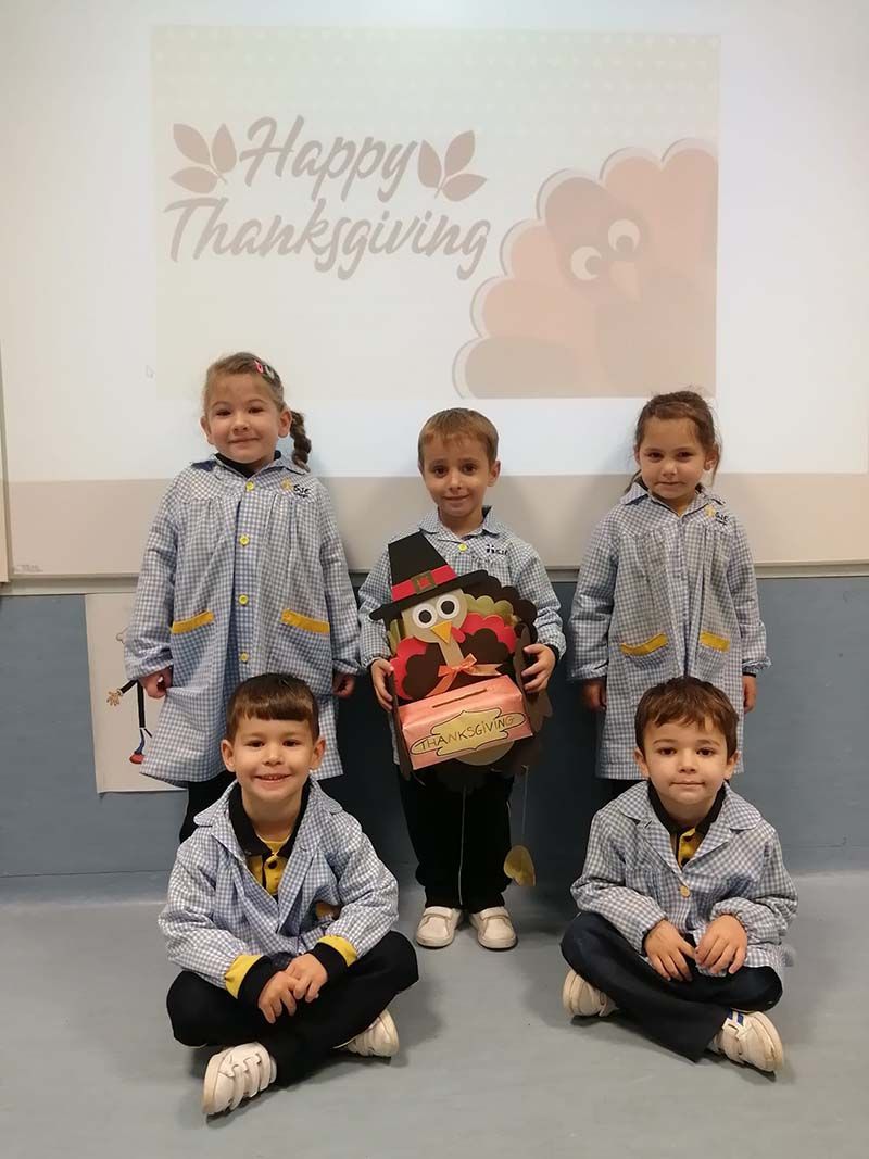 Día de Acción de Gracias en Infantil "Thanksgiving" - Colegio SJE