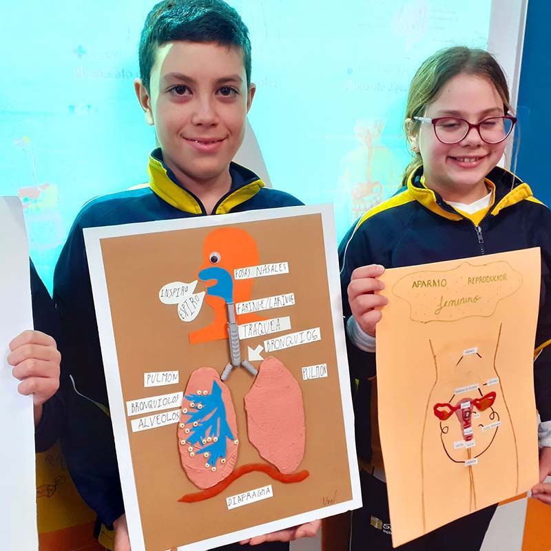 PROYECTO “LOS APARATOS DEL CUERPO HUMANO” EN 5º PRIMARIA - Colegio SJE